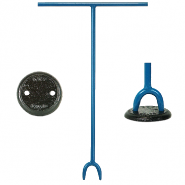 18" T-Handle Service Box Wrench 2-Hole End