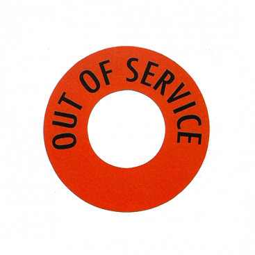Hydrant out of Service Sign